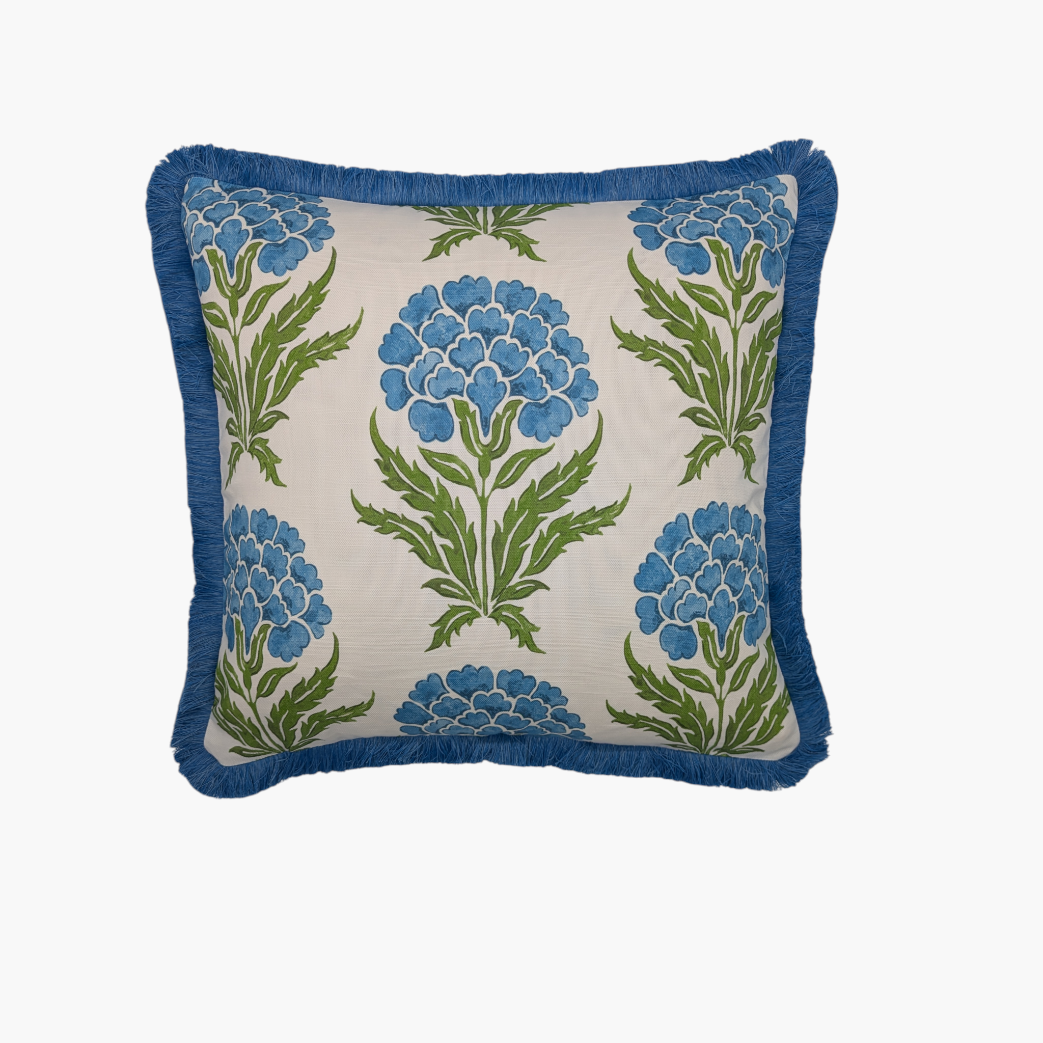 Alison Gee Jade Bright Blue Cushion – Upstairs Downstairs Interiors